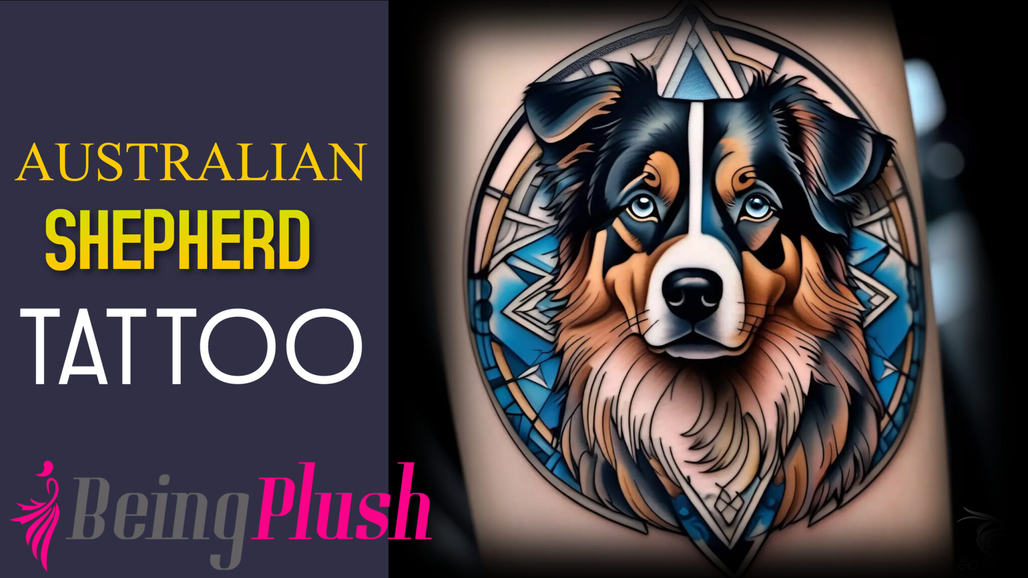 The Art of the Australian Shepherd Tattoo: Adorable Creativity